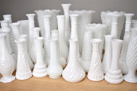 Vintage Milk Glass Vases Kc Vintage Rentals