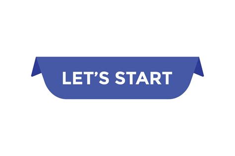 let s start button web banner templates vector illustration 16331210