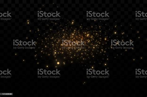 光の効果輝く粒子の背景透明な背景上のきらびやかな要素 粒子のベクターアート素材や画像を多数ご用意 粒子 霊妙 お祝い Istock