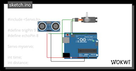 Smart Dusbin Wokwi Esp32 Stm32 Arduino Simulator