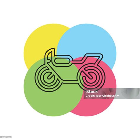 Ilustrasi Vektor Sepeda Motor Ilustrasi Stok Unduh Gambar Sekarang