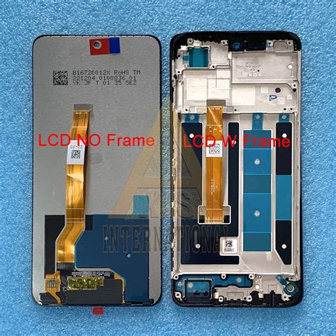 Original 6 7 For Oppo Realme C55 Rmx3710 Realme Narzo N55 Lcd Display Screen Frame Touch