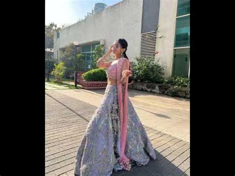 Anushka Sen Dress Collection Lehenga Frock Short Youtube