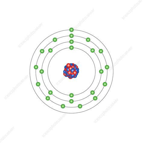 Chromium Atomic Structure Stock Image C0131537 Science Photo Library