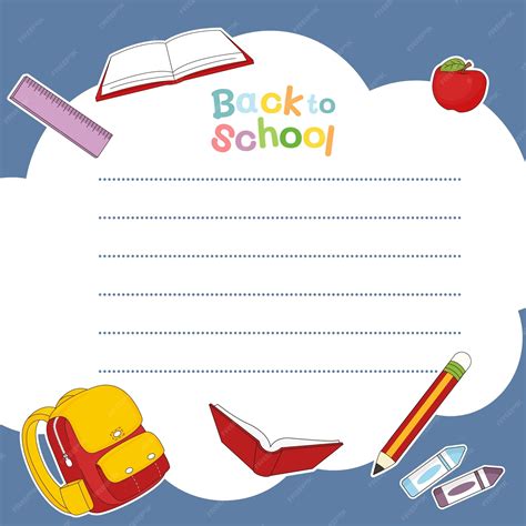 Back To School Border Clip Art