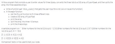 Solved Write A Program That Prompts A User To Enter Values