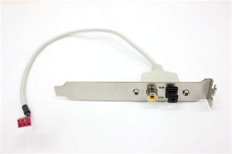 Gigabyte Spdif Out Optical And Rca Out Plate Cable Bracket For Gigabyte