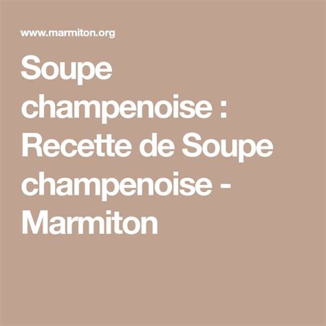 Soupe Champenoise Recipe Cocktails