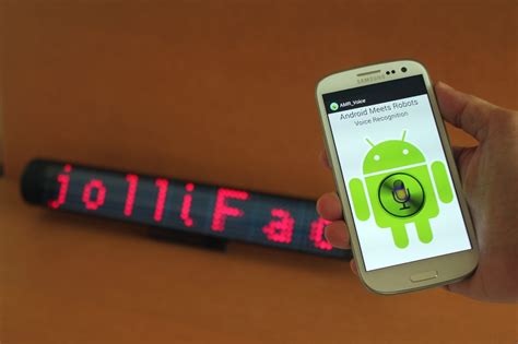 Jollifactory Voice Input Arduino Bi Color Led Matrix Scrolling Text