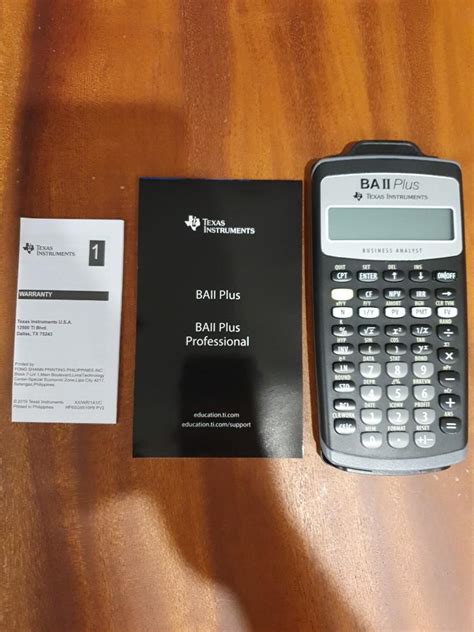 Ba Ii Plus Calculator Hobbies And Toys Stationery And Craft Stationery