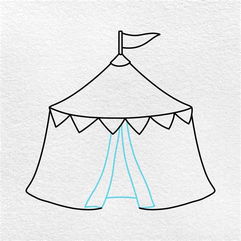 Circus Tent Drawing Helloartsy
