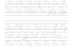 Tracing Cursive Letters Worksheets Pdf Dot To Dot Name Tracing Website