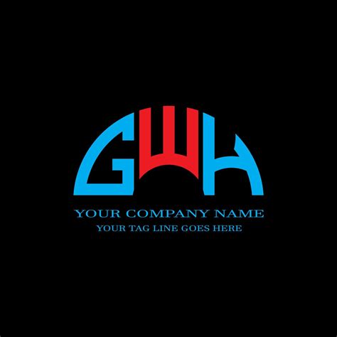 Gwh Letter Logo Creative Design With Vector Graphic 7927777 Vector Art