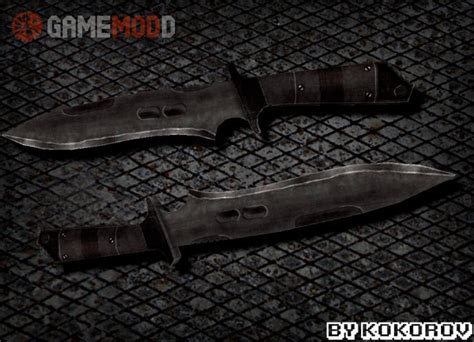 Metallic Knife [default Re Texture] Cs 1 6 Skins Weapons Knife