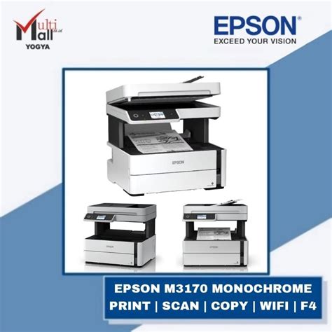 Jual Epson Printer M3170 Monochrome Print Scan Copy Wi Fi Duplex Fax