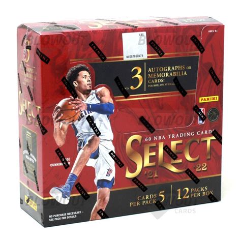 202122 Panini Select Basketball Hobby Box