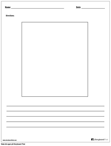 Tegn Og Skriv Regneark Storyboard Af Da Examples