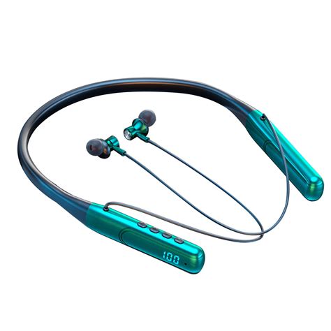 All Earphones Clearance Kyursd Gaming Headsets Neck Mounted Metal