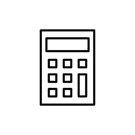 Icono De Calculadora Aislado Sobre Fondo Blanco 49703720 Vector En Vecteezy