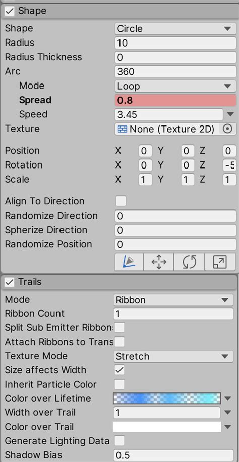 Unity Particleのアニメーションによる変化 ゲームUI演出