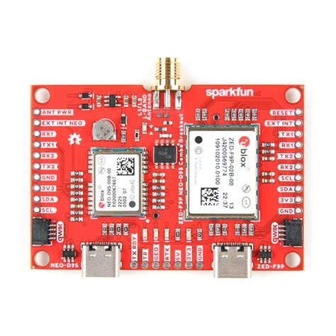 Sparkfun Gnss Combo Breakout Zed F P Neo D S Qwiic Unmanned Tech