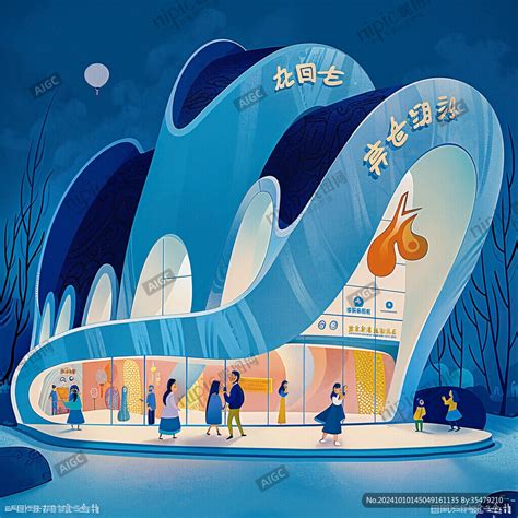 Ai创作图大剧院插画 城市规划展示馆插画 狮山国际会议中心插画 沙文话印象馆插画 环球中心插画 G60科创云廊插画 文化馆城市插画素材 滇池国际会展中心插画 北上广深插画 北上广深插画科技旅游