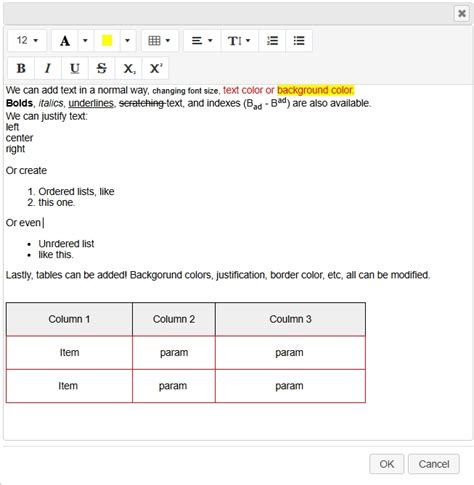 Html Editor Oz E Form Developer