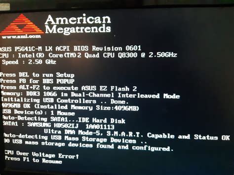 CPU Over Voltage Error hatası alıyorum DonanımHaber Forum
