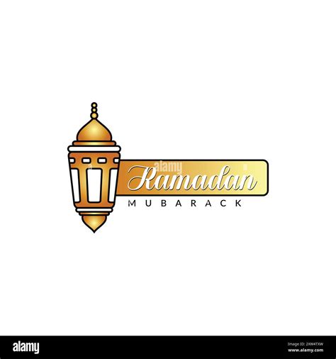 Ramadan Mubarak Gold Arabic Lantern Design Stock Vector Image And Art Alamy