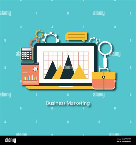 Vector Content Marketing Concept In Flat Style Stock Illustration Stock