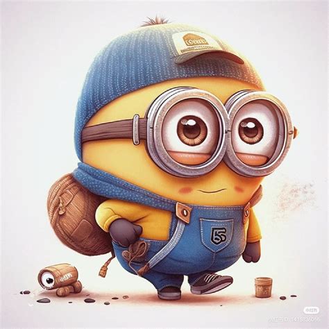 Pin von PaperandMe auf minion 小黄人 Niedliche zeichnungen Minions bilder Lustige minions bilder