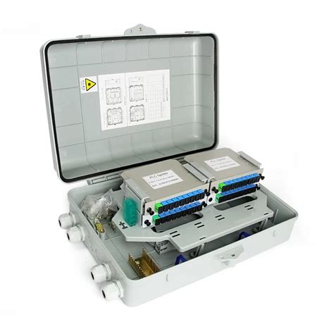 1x32 Splitter Fiber Optical Box Ftth Plc Splitter Box For 4 1x8 2 1x16