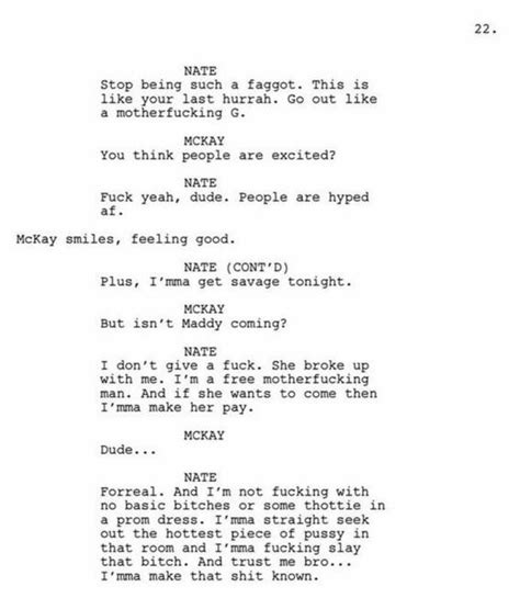 The Writing In The Pilot Script Is Hilarious Euphoria