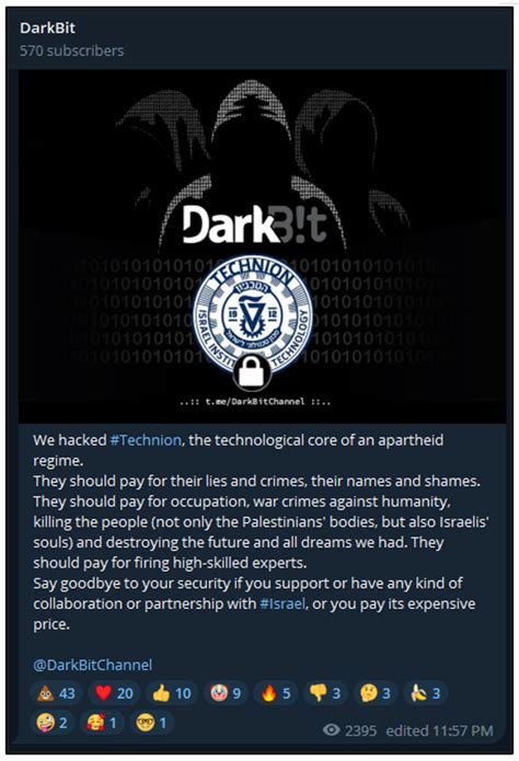 darkbit ransomware targets israel with command line options and