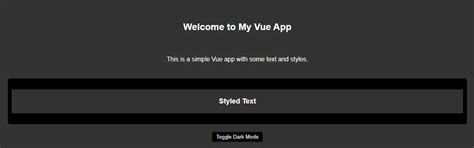 Cách Thêm Nền Tối Trong App Vue Bằng Biến Css