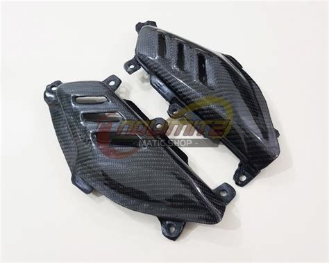 Jual Cover Tutup Pijakan Body Samping Sporty Carbon Kevlar Yamaha NMAX