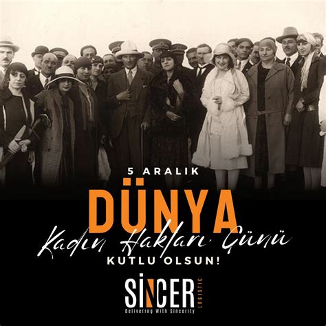 Sincer Lojistik On Linkedin 5aralık Kadınhakları