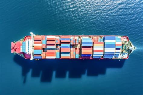 Imagem De Navios Tanque E Navios Container Foto Premium