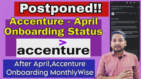 Bad News Accenture Onboarding Joining Update Accenture Postponed