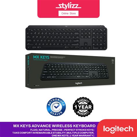 LOGITECH MX KEYS ADVANCE WIRELESS KEYBOARD Shopee Malaysia