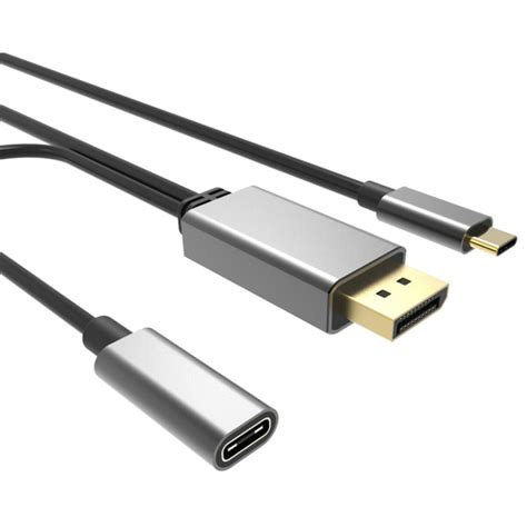 Кабель Displayport Usb Type C Vcom Usb 3 1 Type C M Displayport M Cu422mcpd 1 8m купить