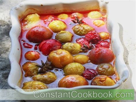Maple And Star Anise Roasted Plums Constant Cookbook