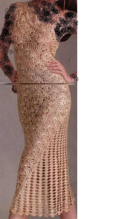 فساتين كروشيه بالباترون فساتين كروشيه مع الباترونات فساتين كروشيه مع