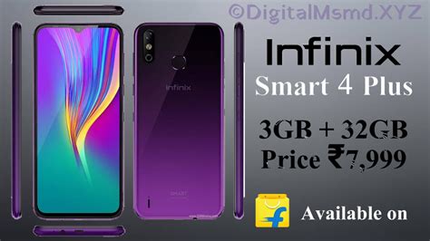 Infinix Smart 4 Plus Launched With 6 000mah Battery And 6 82 Inch
