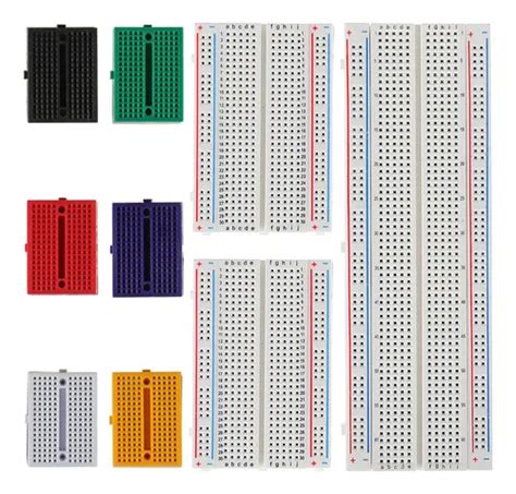 6 Placas De Prueba Sin Soldadura Para Arduino Y Circuitos Cuotas Sin Interés