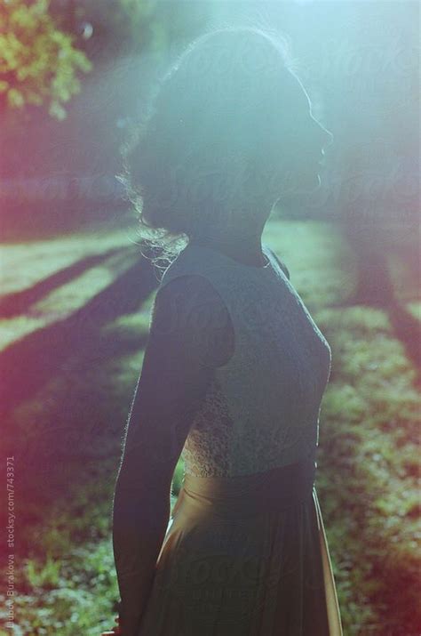 Silhouette Of The Woman Outdoors By Stocksy Contributor Amor