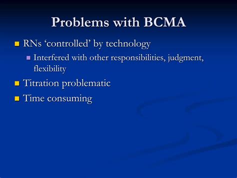 Ppt Barcoded Medication Administration Systems Bcma To Improve