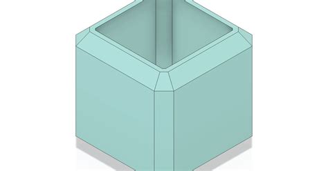 Cube Container With Chamfer 75 Sizes By Lucky Resistor Download Free