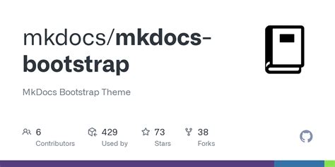 Github Mkdocsmkdocs Bootstrap Mkdocs Bootstrap Theme