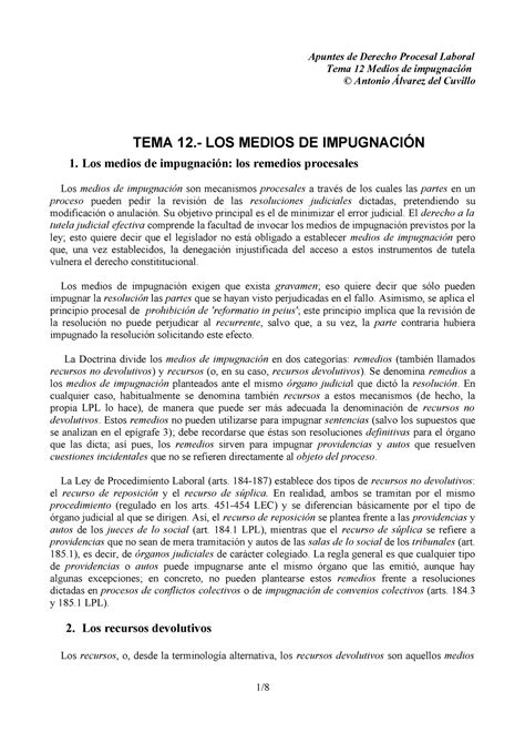 Medios Impuignaios Derecho Procesal Civil I UTP Studocu